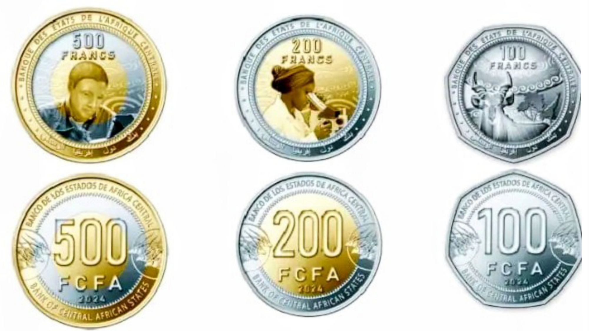 CEMAC: la BEAC introduit une nouvelle série de pièces de monnaie ...